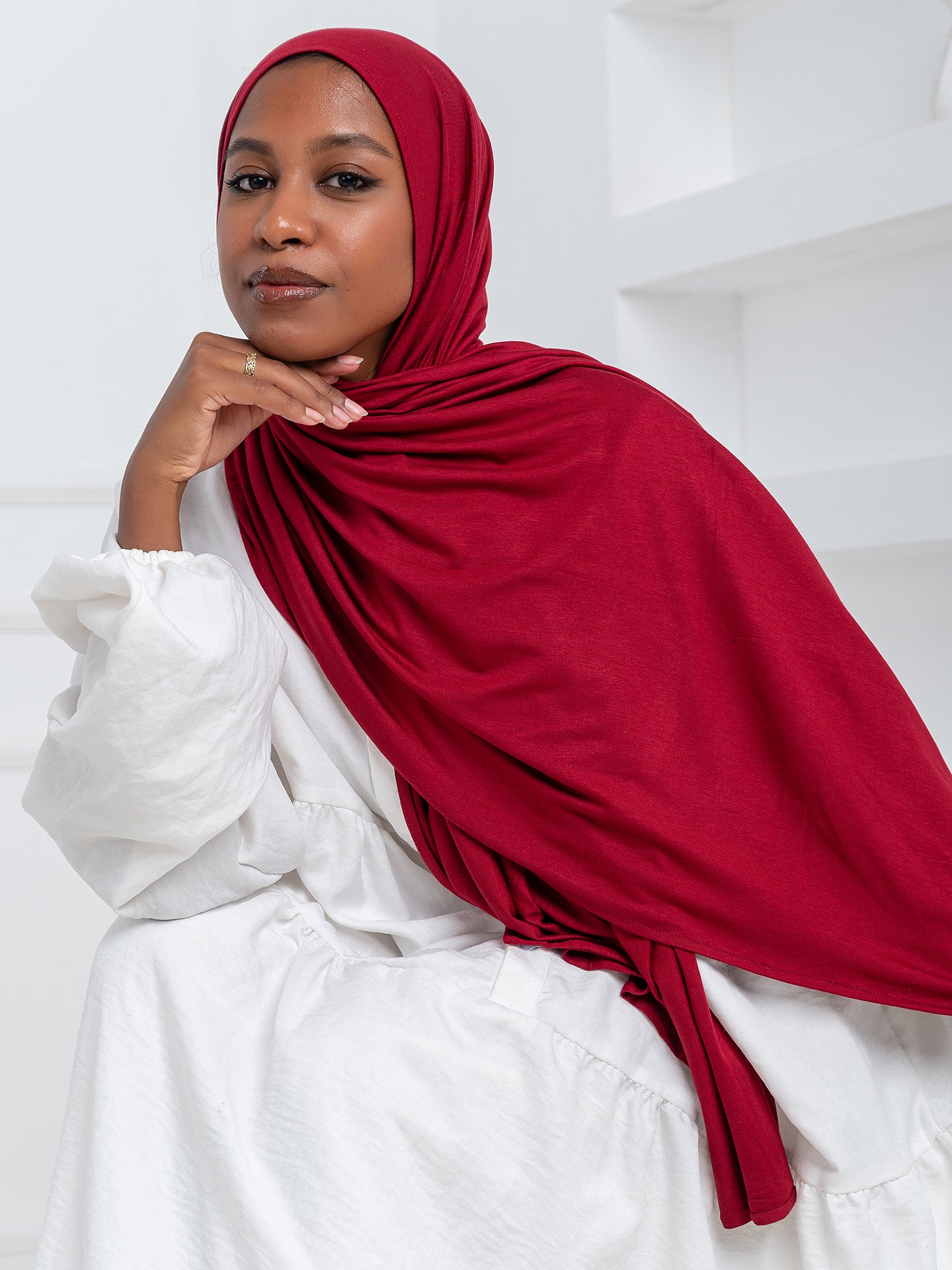 Premium Jersey Scarf- Red Blood – MISK